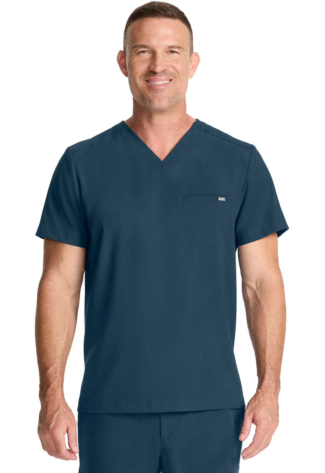 Healing Hands HH Quest HH758 Men's 1-Pocket V-Neck Top Caribbean – Med ...
